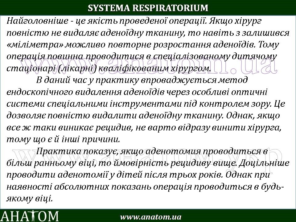 8 – SYSTEMA RESPIRATORIUM – АНАТОМ | ANATOM.UA